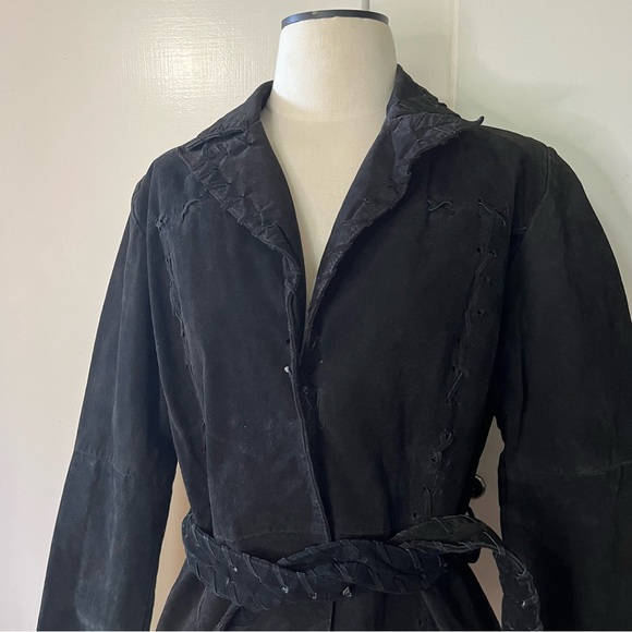 Marcelle Renée | Jackets & Coats | Vintage Marcelle Rene Leather Suede ...
